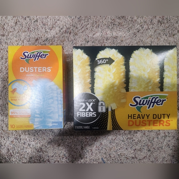 Swiffer | Party Supplies | Swiffer Dusters Set Blue And Yellow | Poshmark